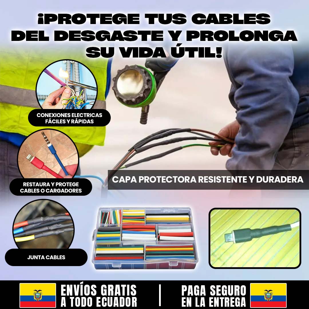 KIT DE JUNTAS TERMO ENCOGIBLES PARA CABLES 🎁PROMO 328 UNIDADES🎁 ...